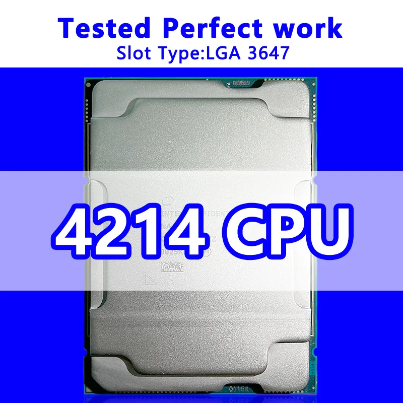 Xeon Silver 4214 SRFB9 2.2GHz CPU 12 core 24 thread cache inteligente 16.5MB 85W processador ...