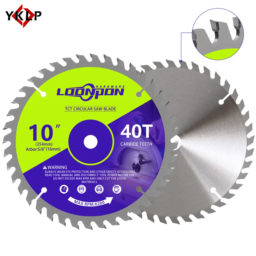 YKLP-184-254mm-TCT-Woodworking-Carbide-Circular-Saw-Blade-Cutting-Disc ...
