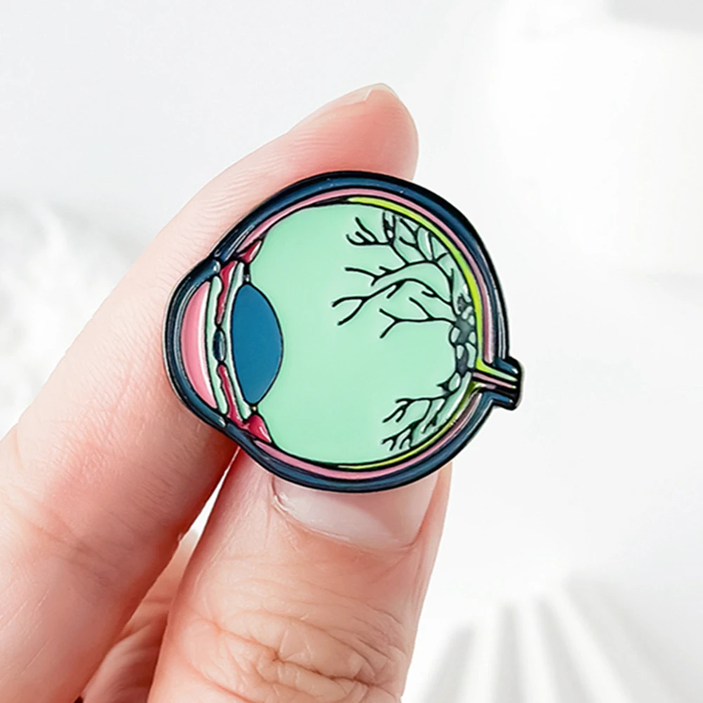 Eyeball-Ophthalmology-Anatomy-Medicine-Enamel-Pin-Brooch-Badge-Lapel ...