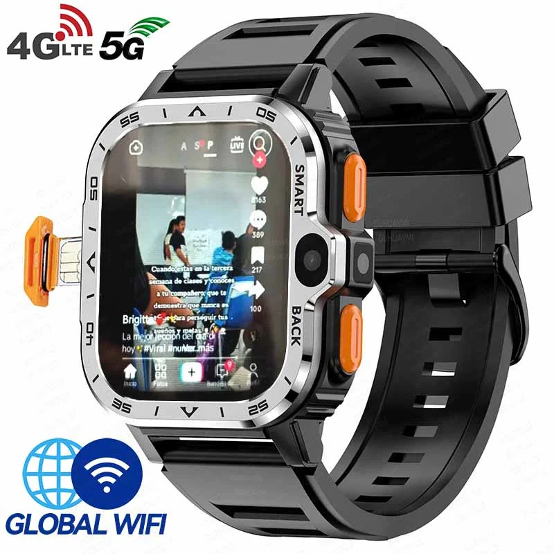Smartwatch-imperme-vel-com-c-mera-HD-para-homens-e-mulheres-telefone ...