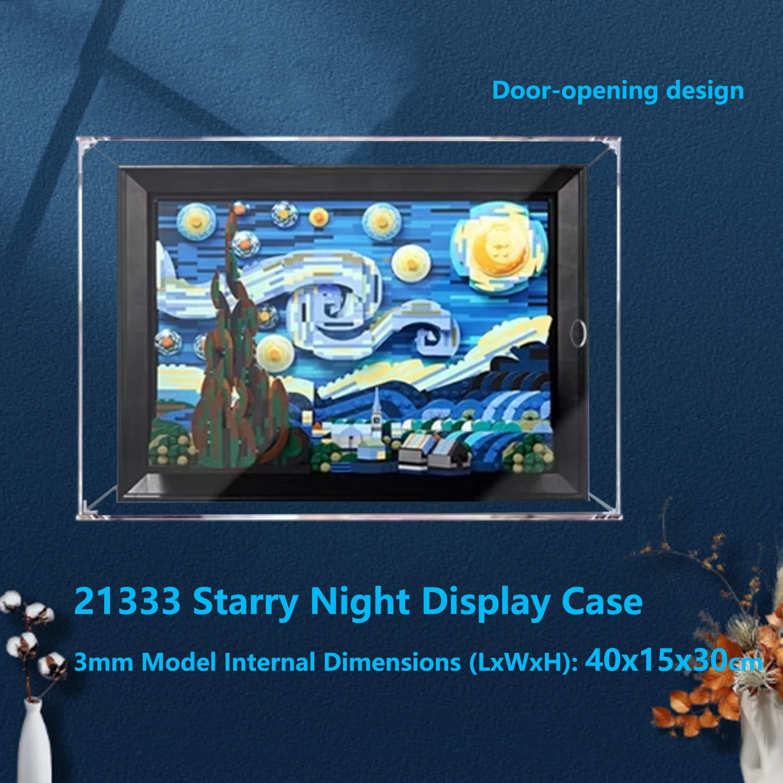 Acrylic Display Case for Lego 21333 Starry Night Model, 3mm Dustproof ...