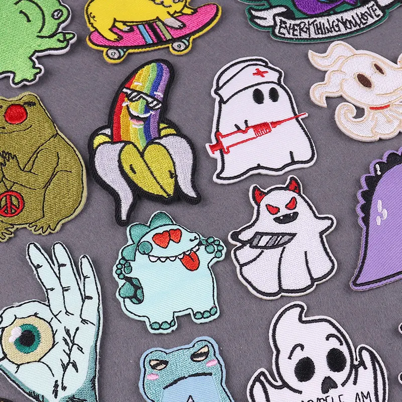 Hip-Pop-Patch-Iron-On-Patches-For-Clothing-Thermoadhesive-Patches-DIY ...