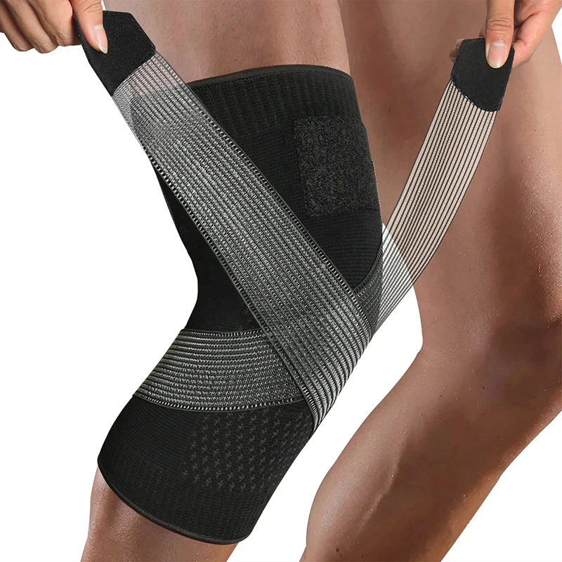 SKDK-1PC-Compression-Knee-Brace-Sports-Knee-Pads-Anti-Slip-Strap-Nylon ...