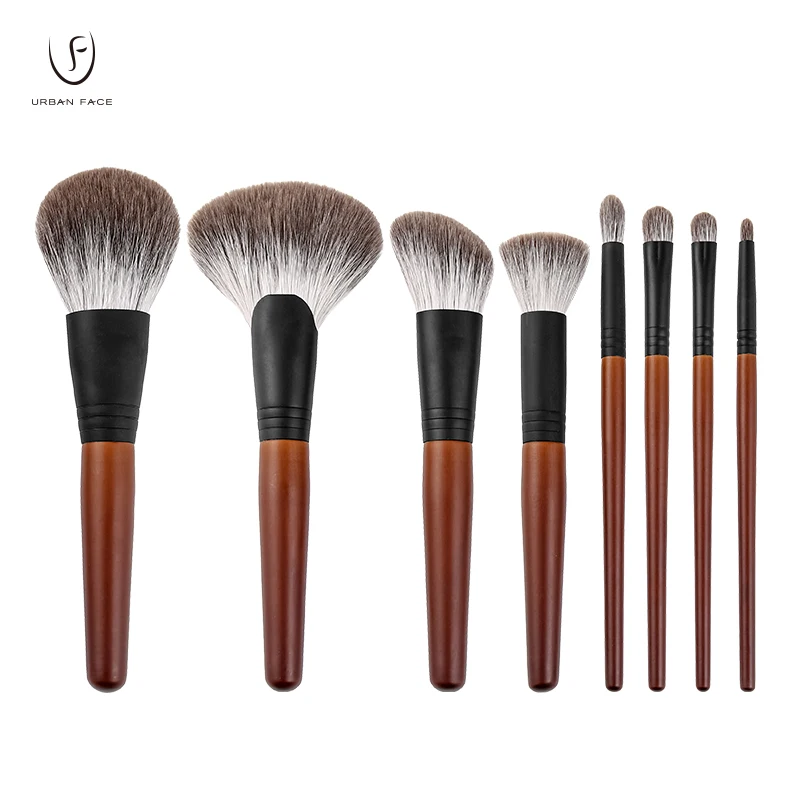 Makeup-Brushes-Set-8pcs-Soft-Snow-Fox-Hair-blush-Powder-Eye-Shadow ...