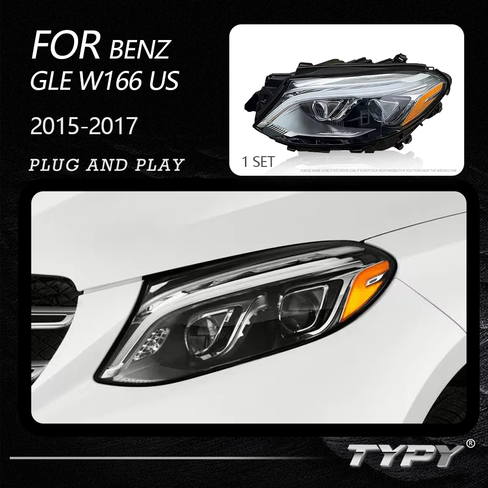 TYPY-New-LED-Headlight-Upgrade-Modified-Full-Head-Lamp-For-Benz-GLE ...