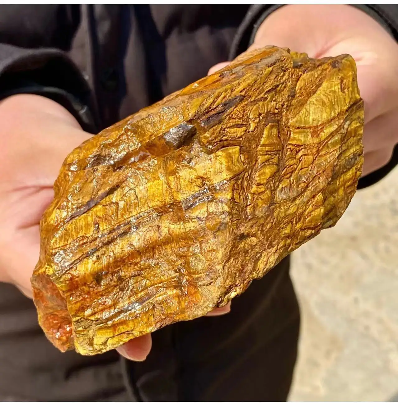 Natural-Tiger-Eye-Raw-Stone-Golden-Light-Rough-Quartz-Crystal-Reiki ...