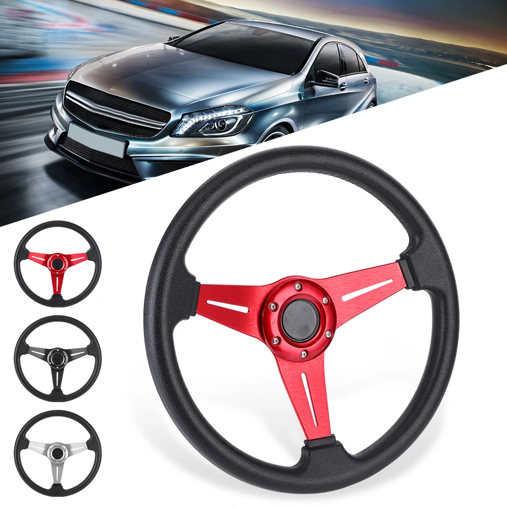 350mm-14in-Racing-Car-Steering-Wheel-Universal-Aluminum-Alloy-Steering ...