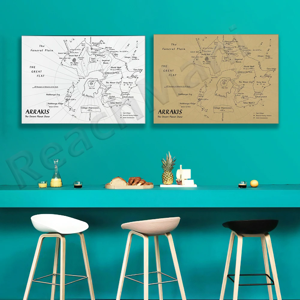 Arrakis Planet Map