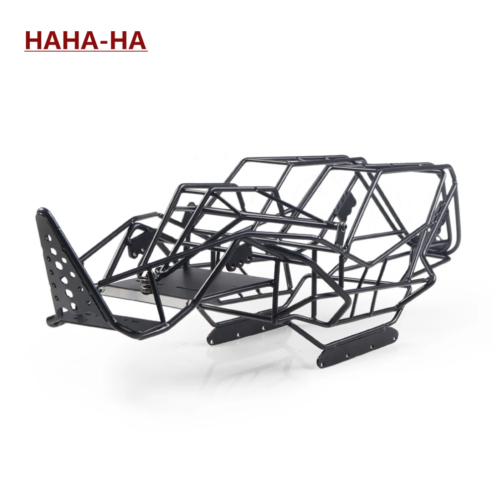 Full Tube Frame Metal Chassis Metal Body Roll Cage for 1/10 RC Crawler ...