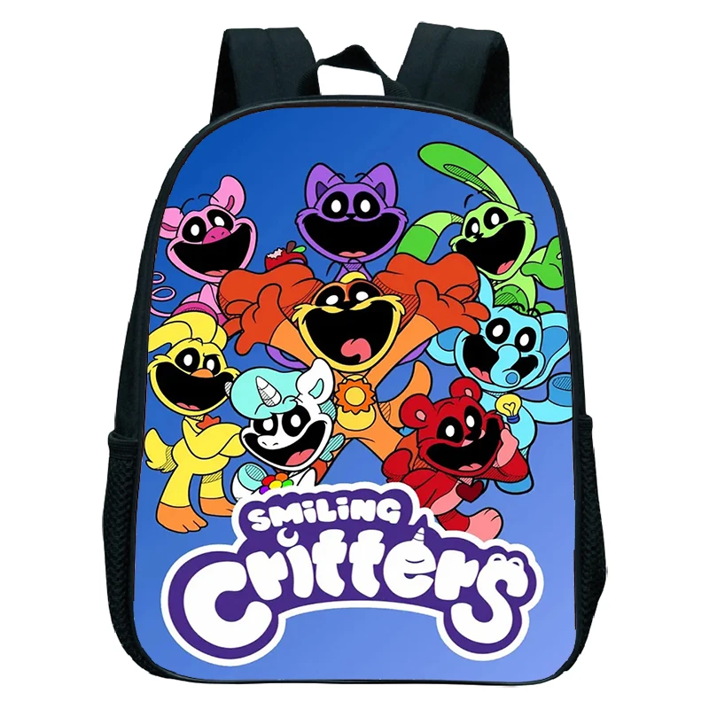 Game-Smiling-Critters-Backpack-Kids-School-Bags-Waterproof-Kindergarten ...