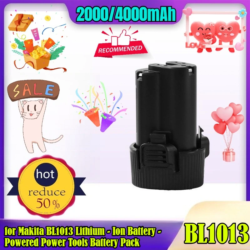 12V Replacement for Makita BL1013 Lithium - Ion Battery - Powered Power ...