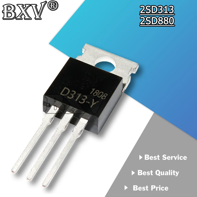 10PCS-LOT-D880-TO220-Transistor-D880-Y-2SD313-D313-TO-220-New-And ...