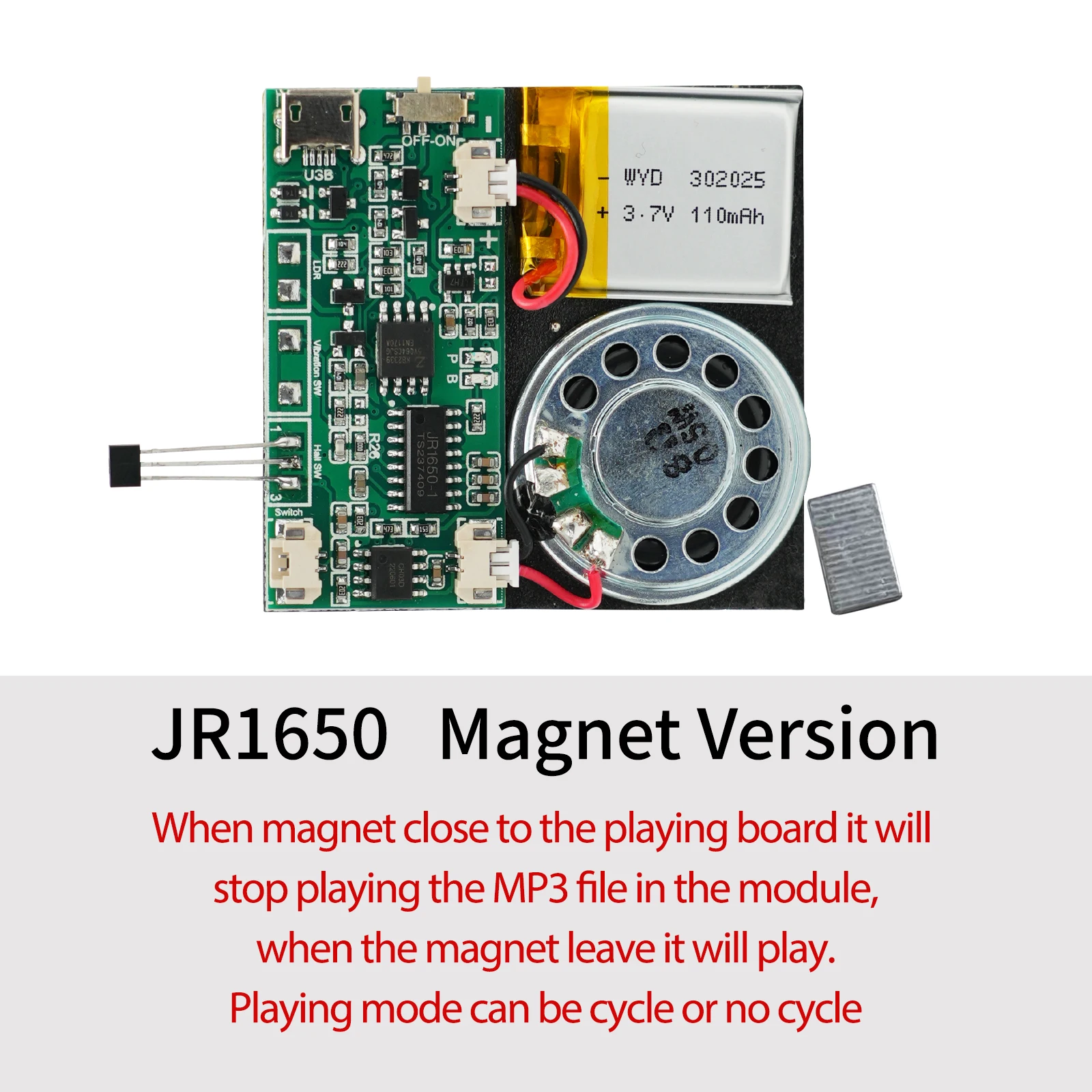 8MB-Magnet-Sensor-Sound-Module-Chip-USB-Downloadable-Recordable ...