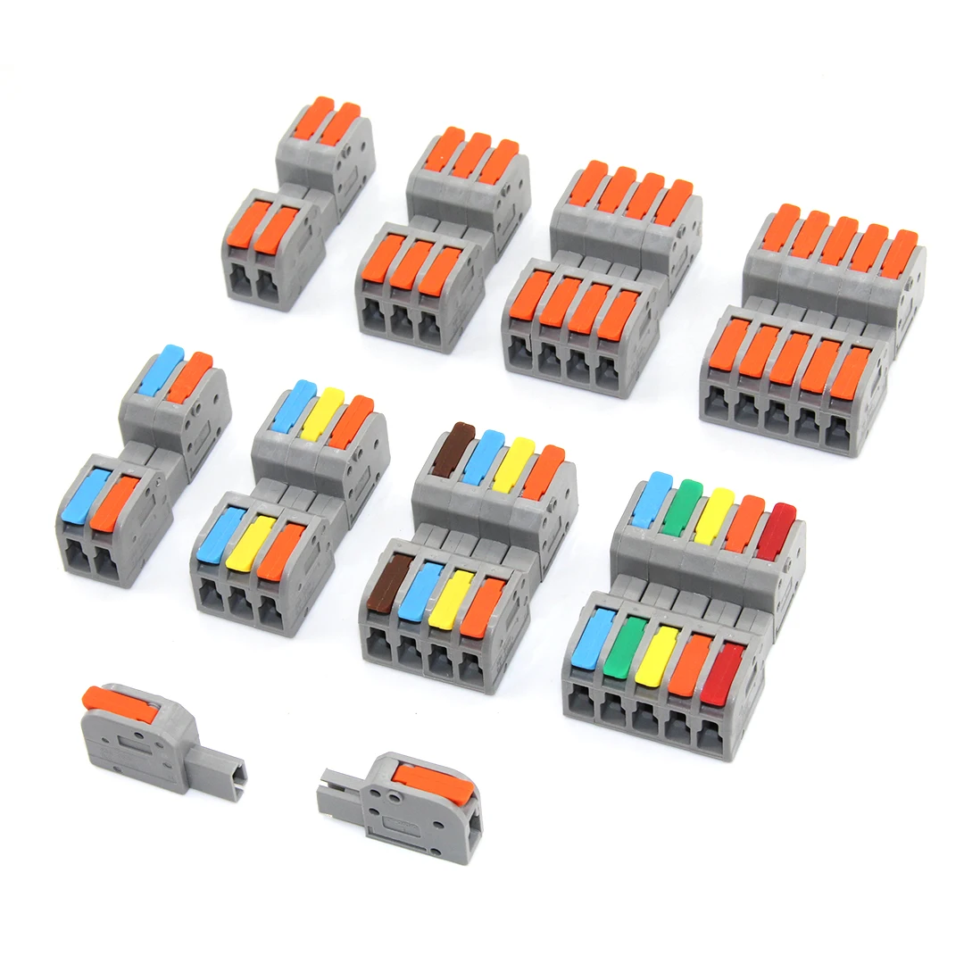 1-5-10pc-Quick-Wiring-Connector-Multiple-in-Multiple-Out-Universal ...