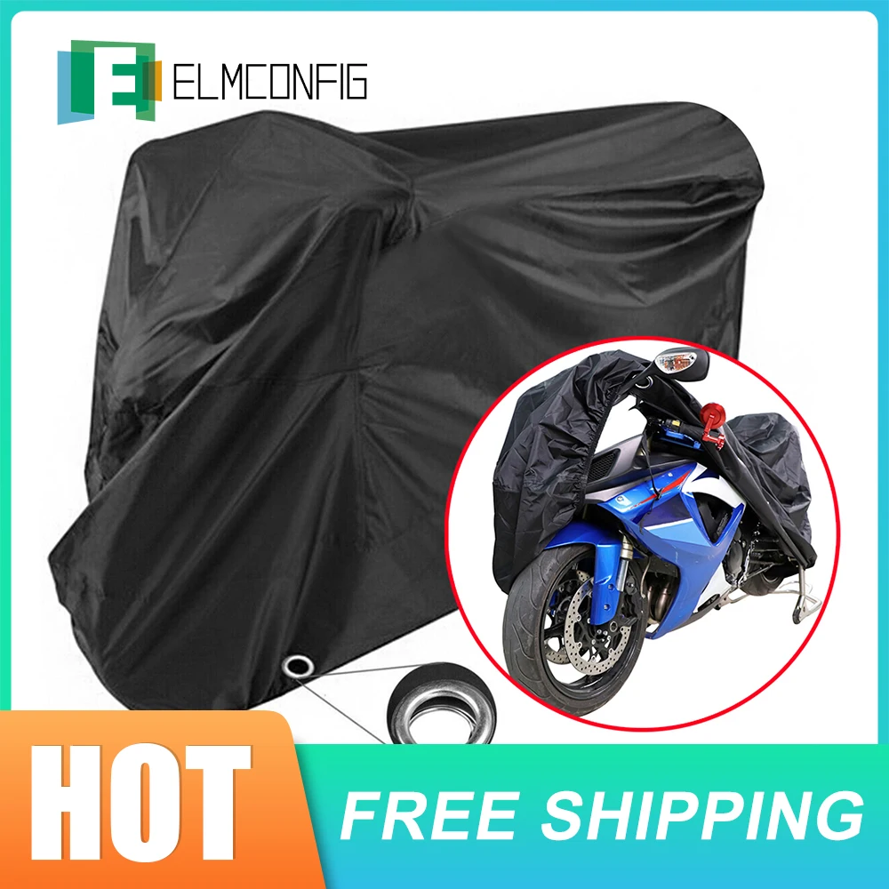 Motorcycle Cover anti-UV and waterproof Outdoor Waterproof Motorcycle ...