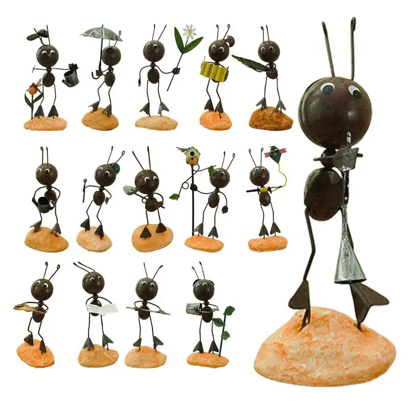 Metal-Ant-Yard-Decor-Metal-Garden-Art-Decoration-Whimsical-Garden-Decor ...