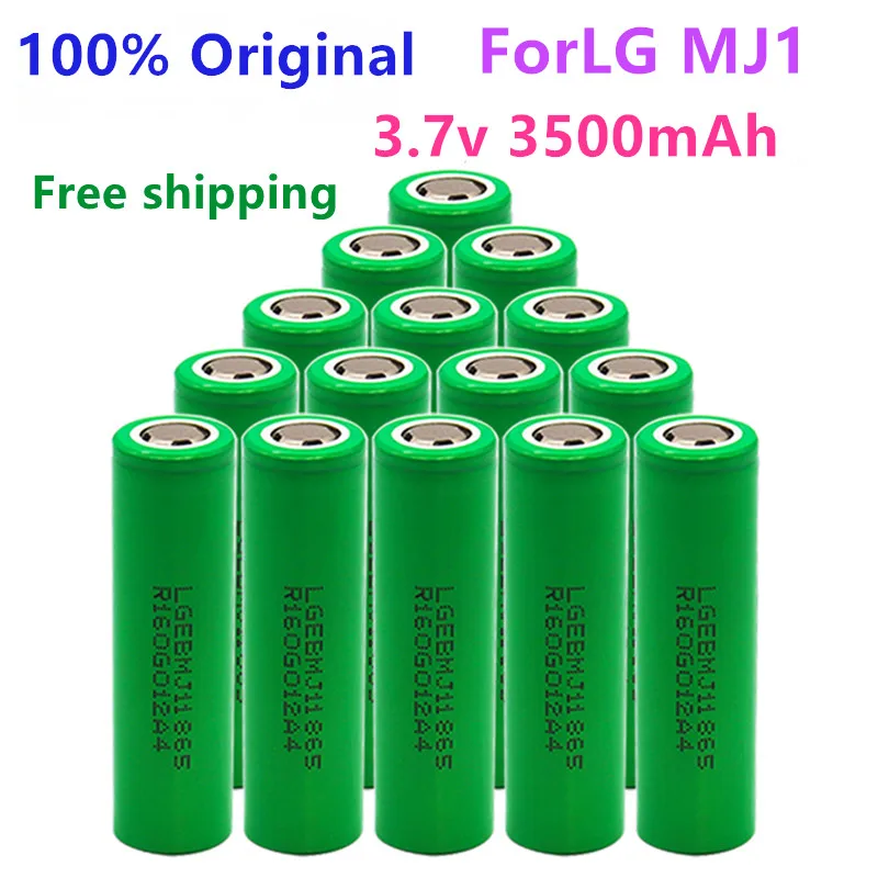 1-10PCS-100-Original-MJ1-3-7-v-3500-mah-18650-Lithium-Rechargeable ...