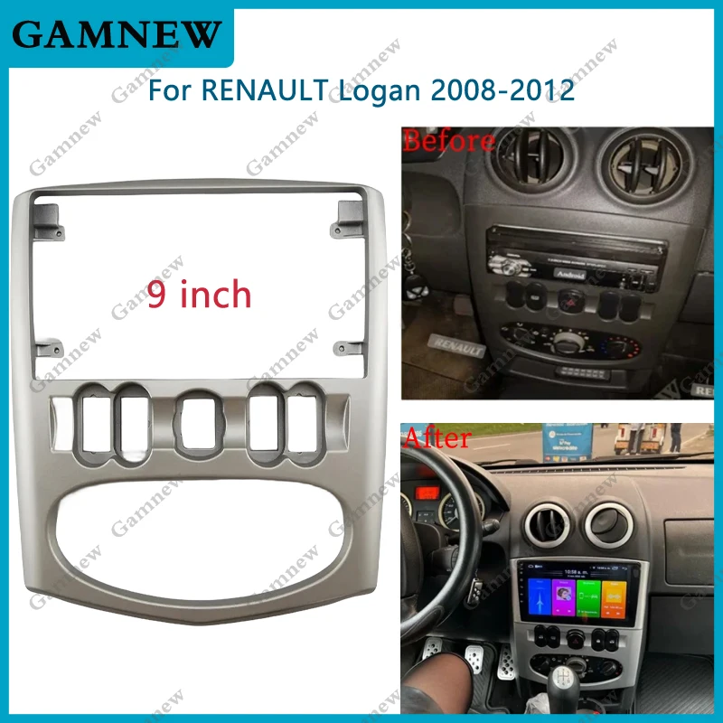 9-Inch-Car-Frame-Fascia-Adapter-Android-Android-Radio-Dash-Fitting ...
