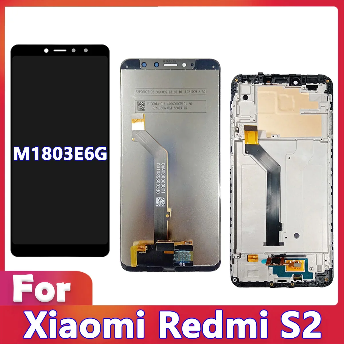 For Xiaomi Redmi S2 M1803E6G M1803E6H LCD Display Touch Screen ...