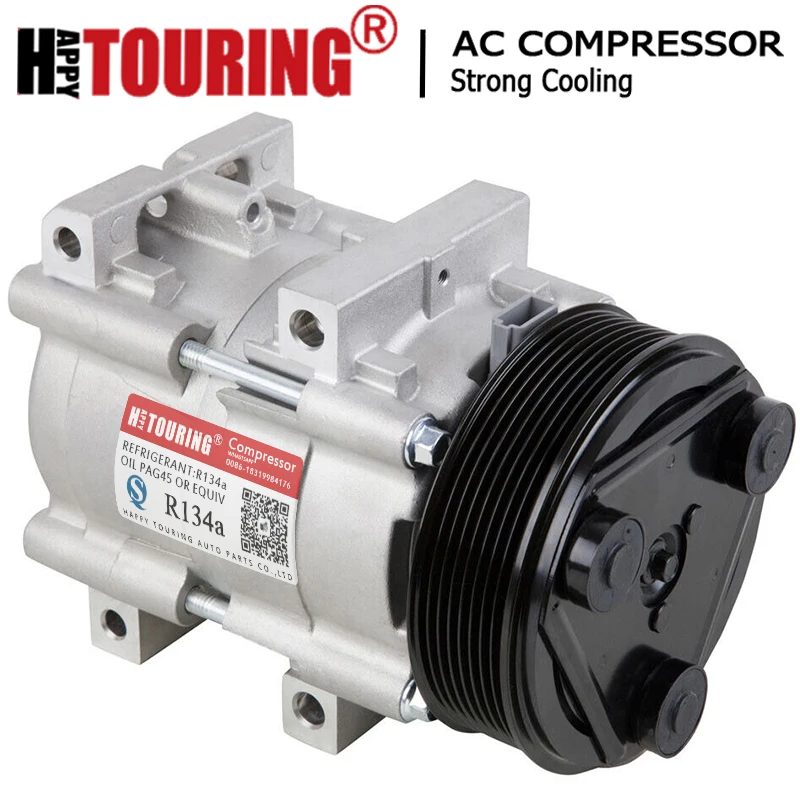 AC Compressor for Ford Mustang F-250 F-350 F-450 F-550 Super Duty ...