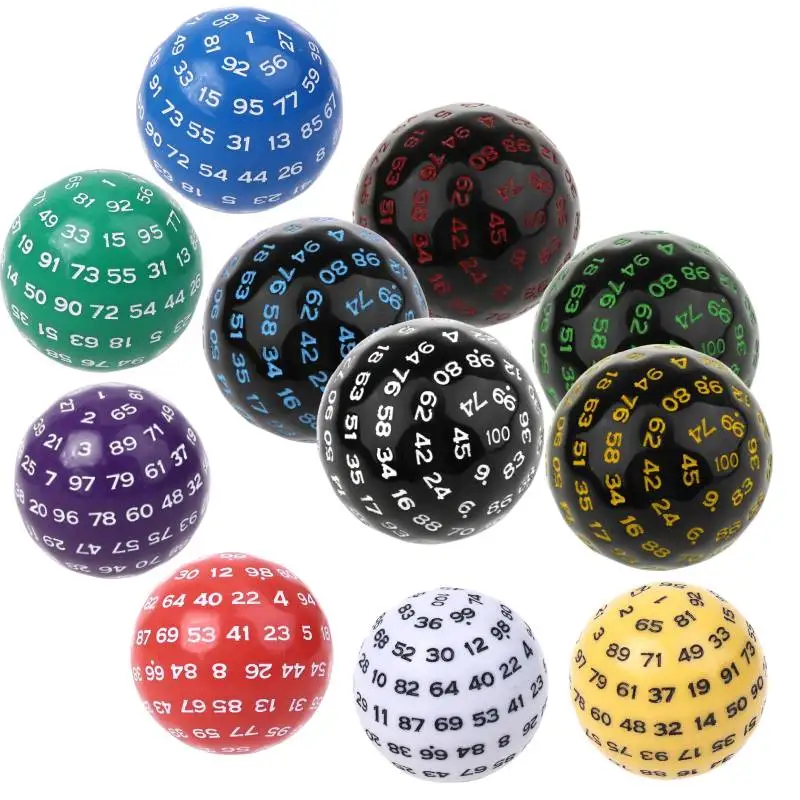 100-Sided-Acrylic-Dices-D100-Dice-For-Table-Board-Role-Playing-Game-Bar ...