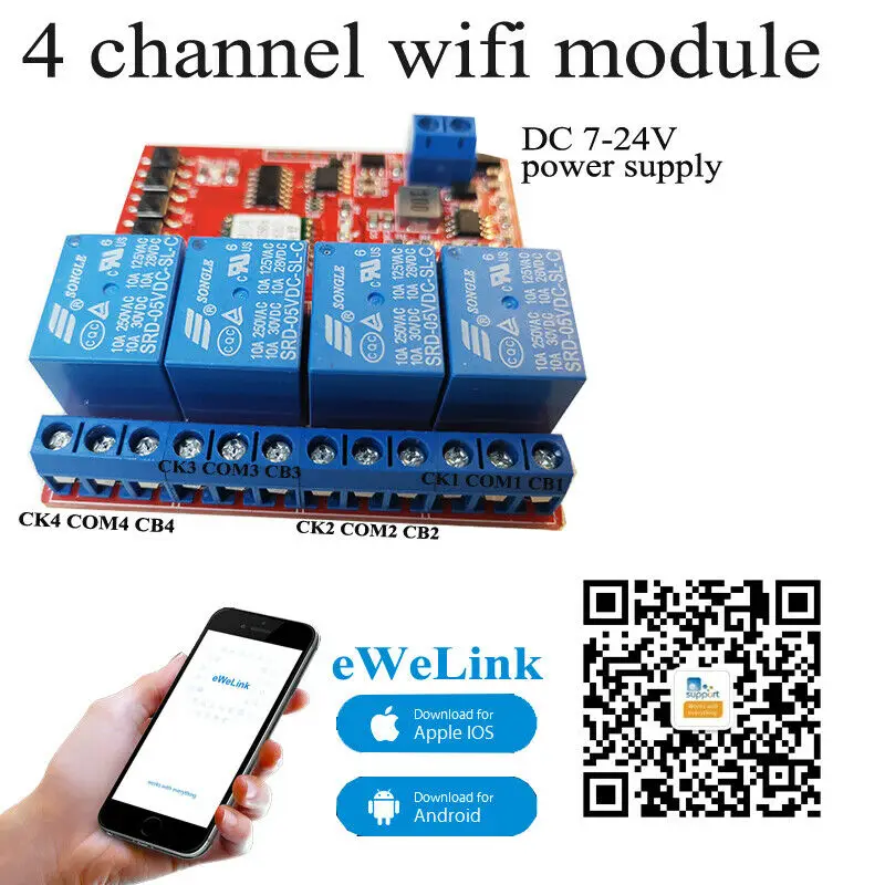 eWelink-Wifi-module-for-swing-sliding-gate-opener-garage-door-opener ...