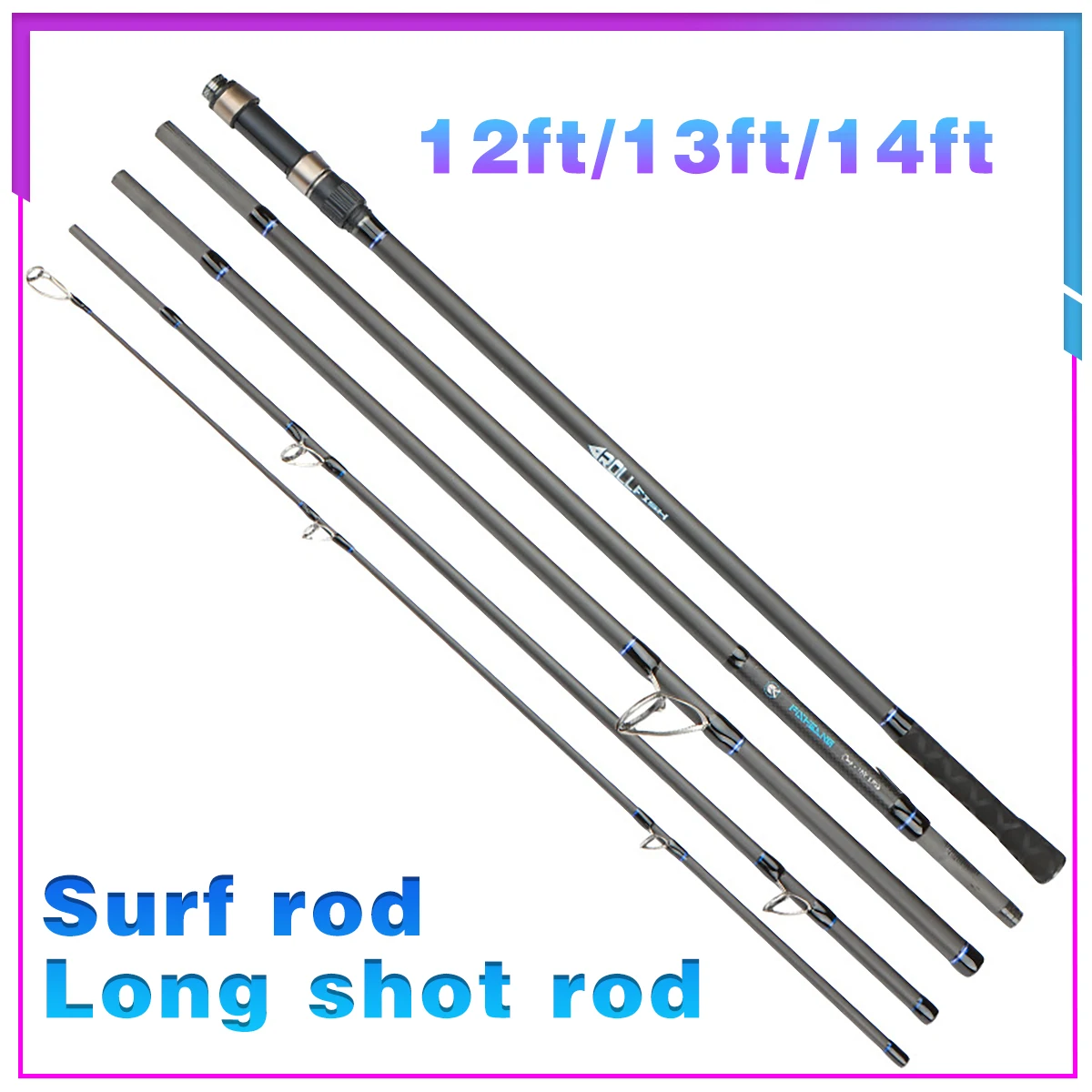 Surf-rod12ft-13ft-14ft-Carbon-fiber-Casting-Spinning-Rod-light-Fishing ...