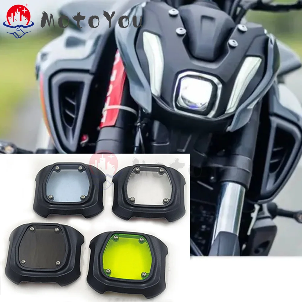 2021 2022 MT-07 FZ-07 Headlight Protector Screen Protective Cover Guard ...