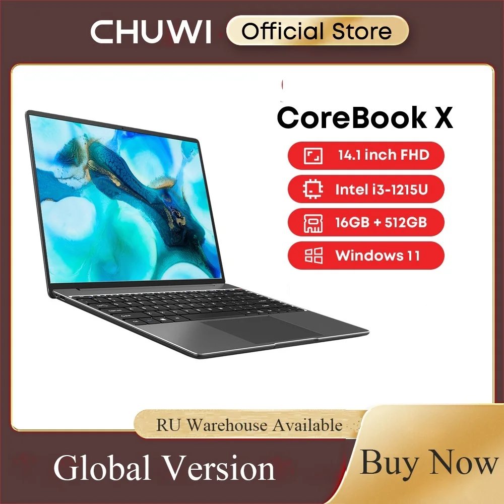 CHUWI-CoreBook-X-Gaming-Laptop-14-1-inch-FHD-IPS-Screen-Intel-Six-Cores ...
