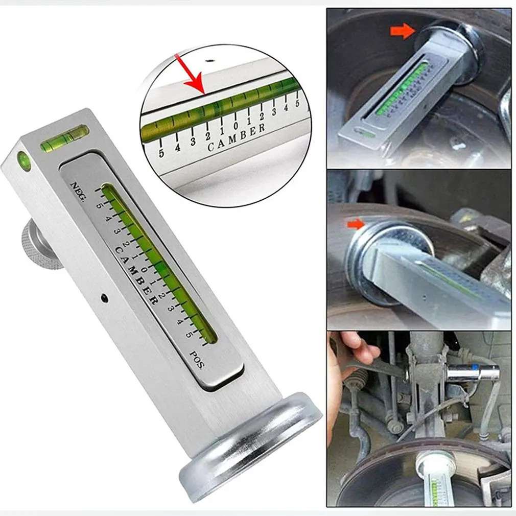 Adjustable-Magnetic-Camber-Castor-Strut-Wheel-Alignment-Level-Gauge ...