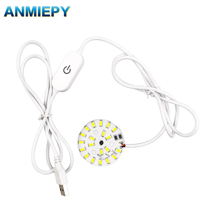 1.5m Cable Length DC5V USB LED Lights Source 3W 7W 10W Desk Book Lamp ...