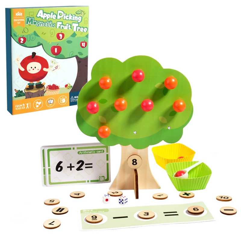 Kid-Magnetic-Math-Counting-Learning-Toy-Montessori-Teaching-Tool ...