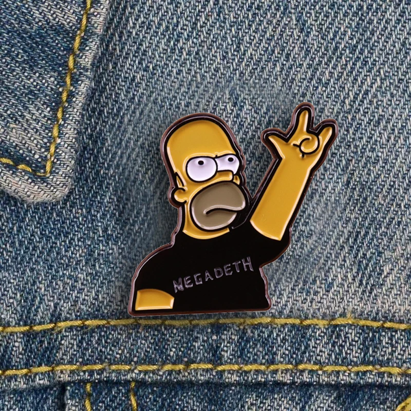 New-Simpson-Brooch-Animated-Sitcom-Inspiration-Badges-Cosplay-Enamel ...