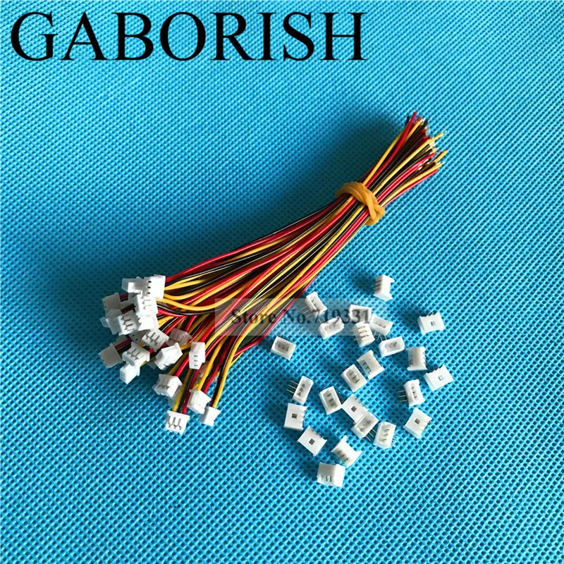 Micro JST 1,25mm 1,25 JST 3 Pin 3P ángulo recto hembra, conector macho ...
