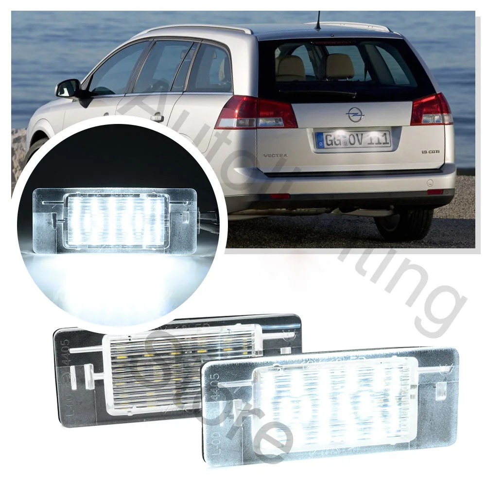 2x-Canbus-Led-License-Number-Plate-Light-For-Opel-Vectra-C-Estate-2002 ...