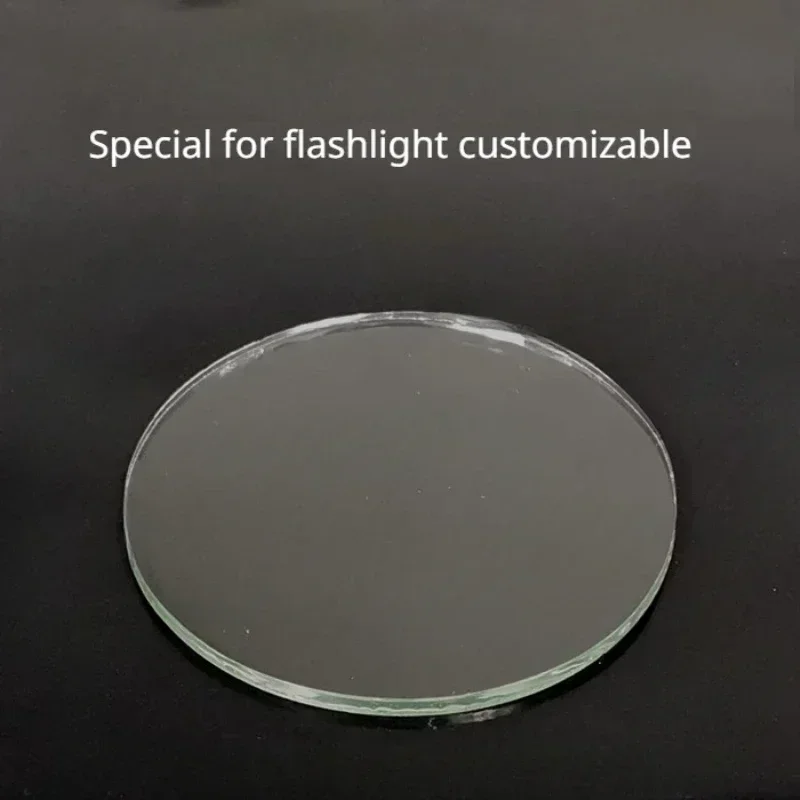 LED-Torch-Flashlight-Flat-Glass-Lens-Round-Transparent-Diameter-80mm ...