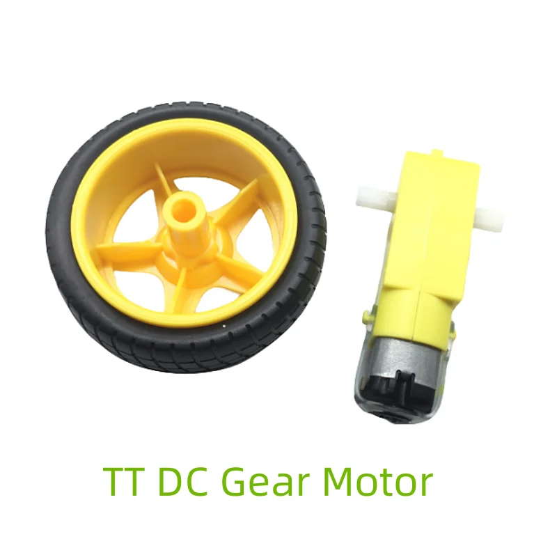 TT DC Gear Motor,DC3V-6V Strong Magnetic Anti-interference Smart Car ...