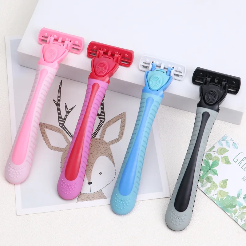 Men And Women Safety Razor Shaving Six Layer Blade Shaver Reusable ...