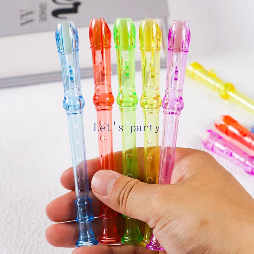 10Pcs-Mini-Transparent-Flute-Musical-Whistle-Toys-for-Kids-Birthday ...