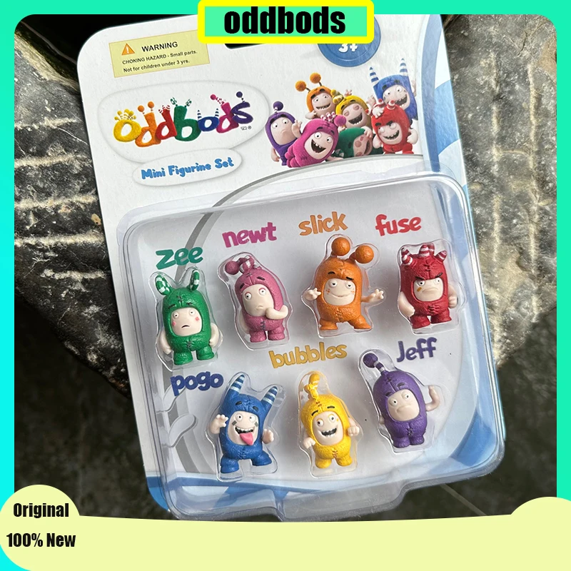 Original-Oddbods-Newt-Pogo-Slick-Jeff-Zee-Figura-Modelo-Brinquedos ...