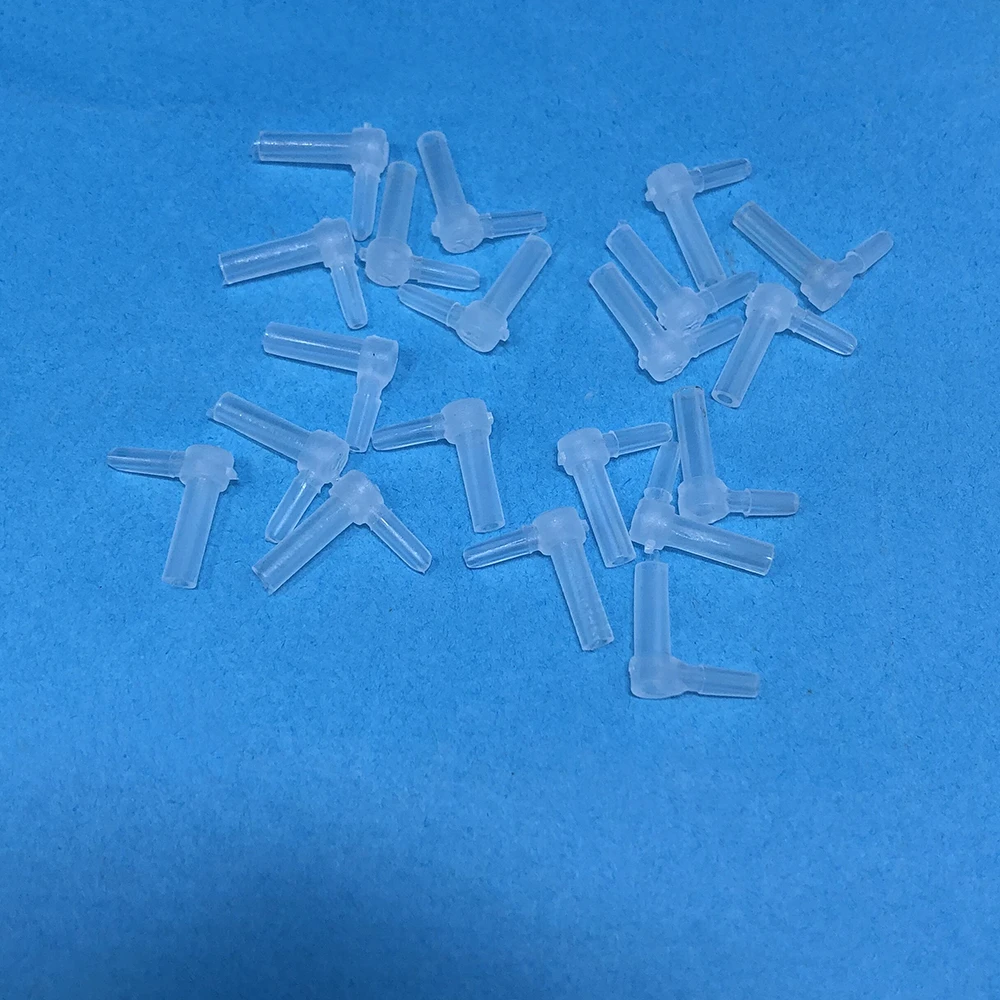 20Pcs DIY CISS Ink tube bend Hollow plug Ink Tube Connector for ...