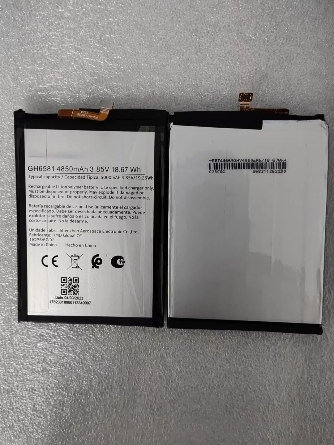 Original-New-GH6581-5000mAh-Mobile-Phone-Battery-For-Nokia-C31-G11-Plus ...