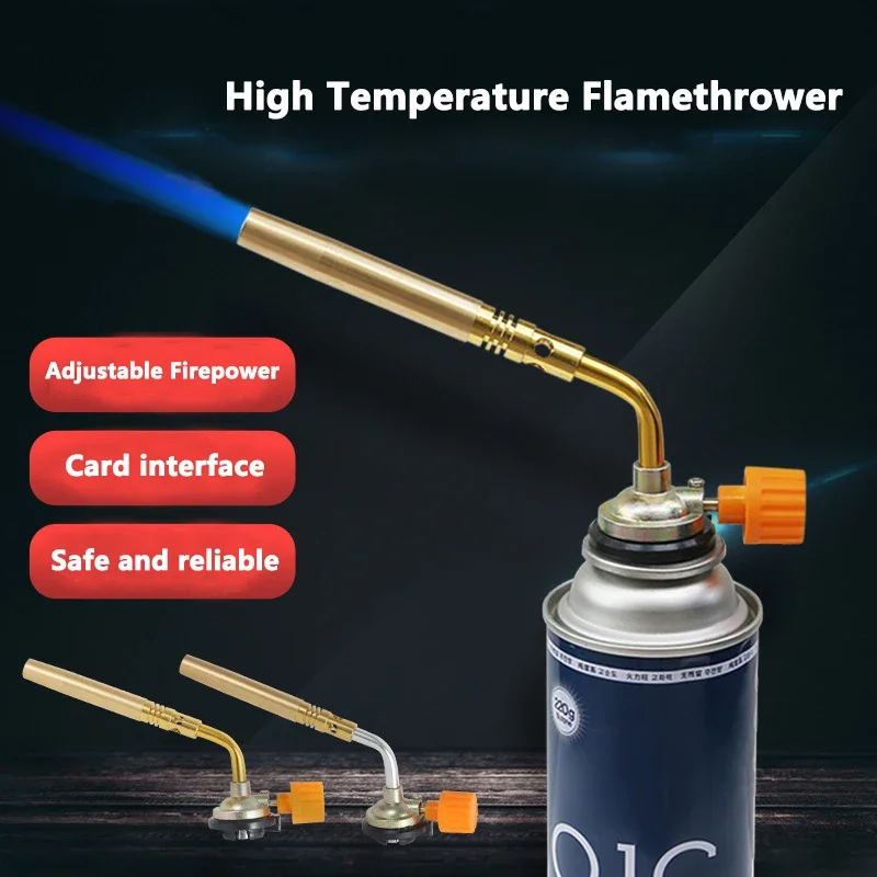 Welding-Torches-Gas-Burner-Portable-Flame-Gun-High-Temperature-Brass ...