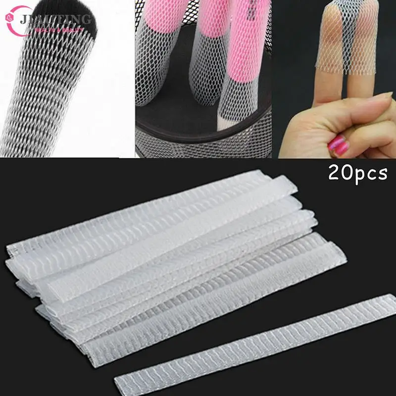 20Pcs-Mesh-Flexible-Net-Protectors-Cover-Sheath-Beauty-White-Cosmetic ...