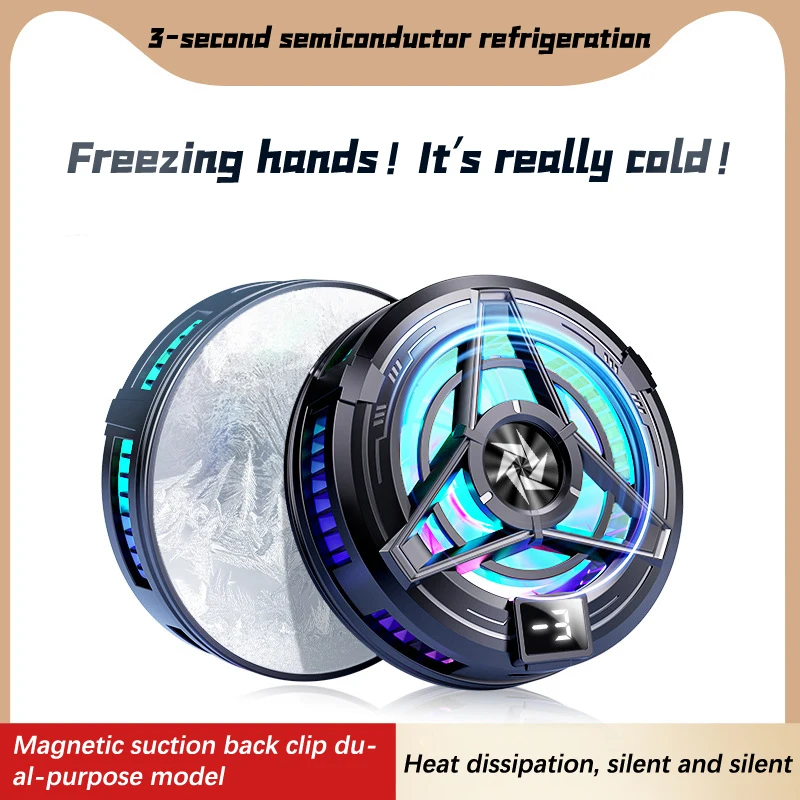 New-Magnetic-Semiconductor-Mobile-Phone-Radiator-SL17-Back-Clip-Cooling ...