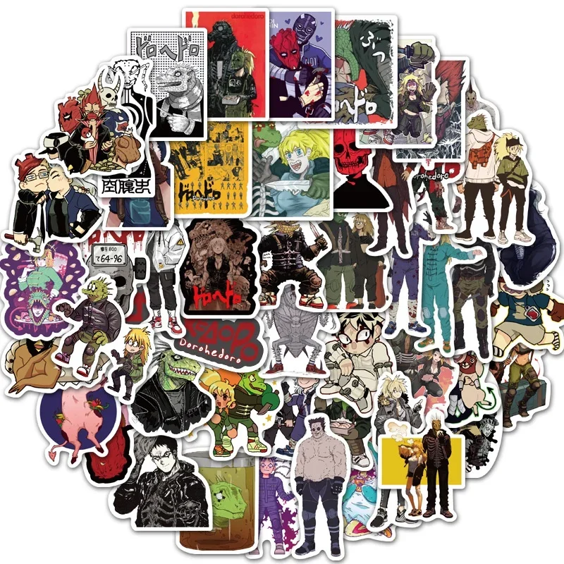 10-25-50PCS-Anime-Dorohedoro-Stickers-Cartoon-Monsters-and-Demons ...