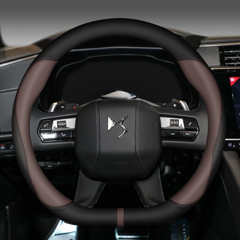 For-DS4-DS5-DS5-DS-5LS-DS6-DS7-DS9-2021-PU-Leather-Car-Steering-Wheel ...
