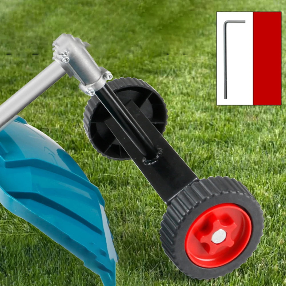 Garden-Lawn-Mower-Hand-Push-Universal-Auxiliary-Wheels-Upgrade-Design ...