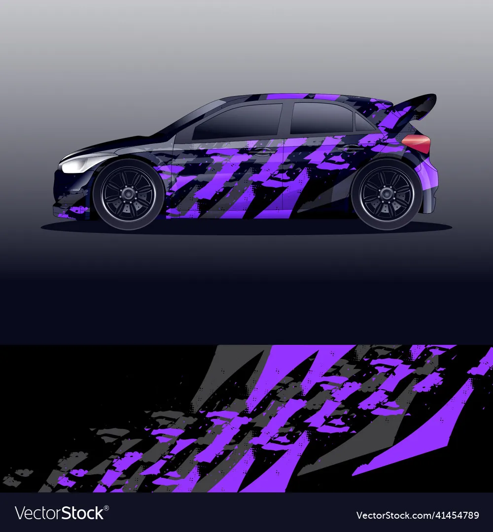 Purple-Lightning-Car-Color-Change-Film-Wrap-Sticker-Decal-Decorative ...