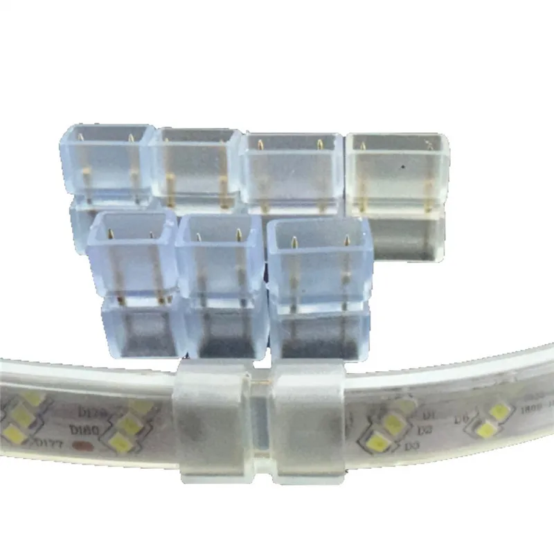 5Pcs LED Strip Connector Set Copper RGB Durable Gold 2/3/4 Pin ...